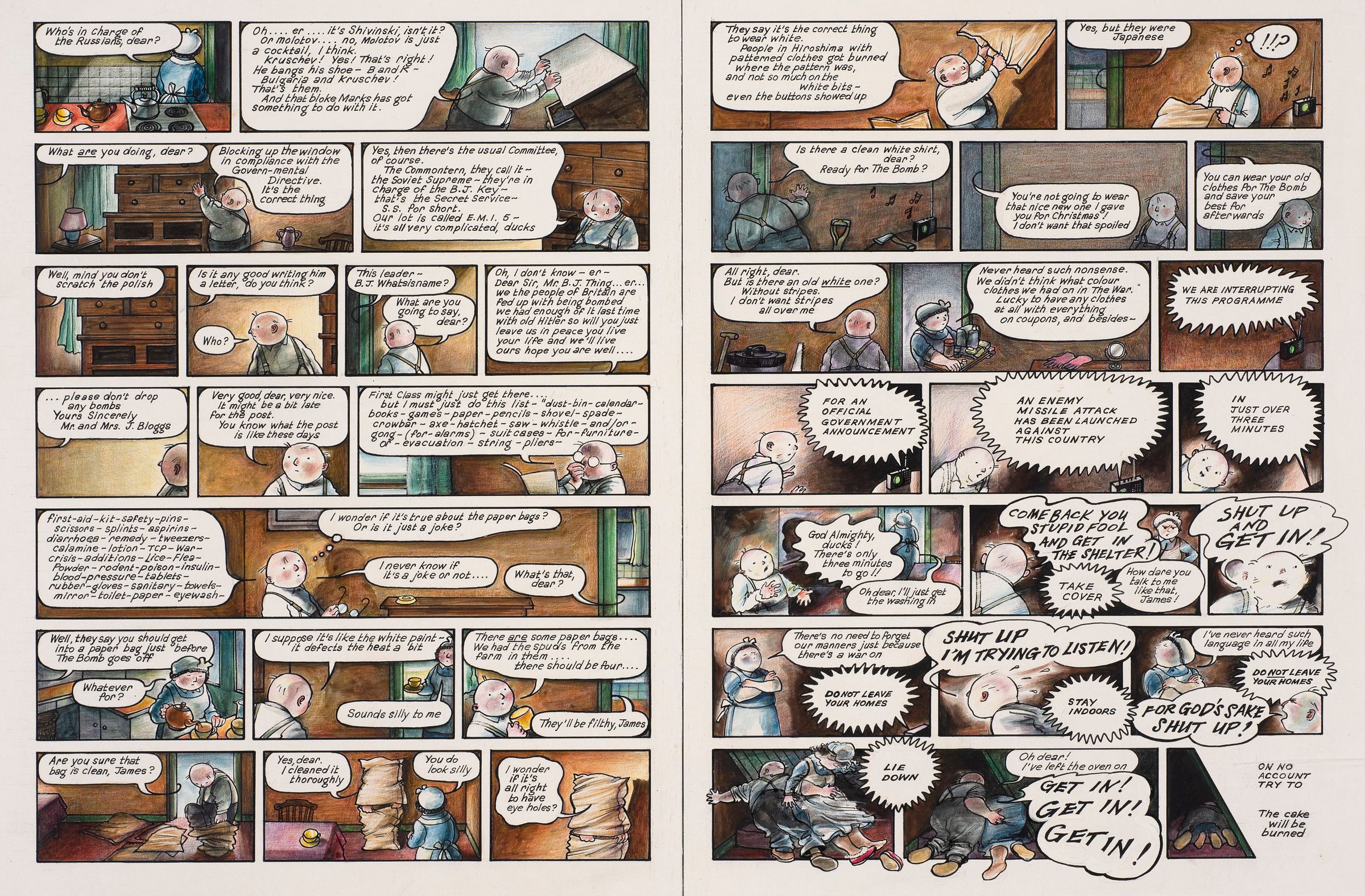 Behind the scenes at Raymond Briggs: A Retrospective